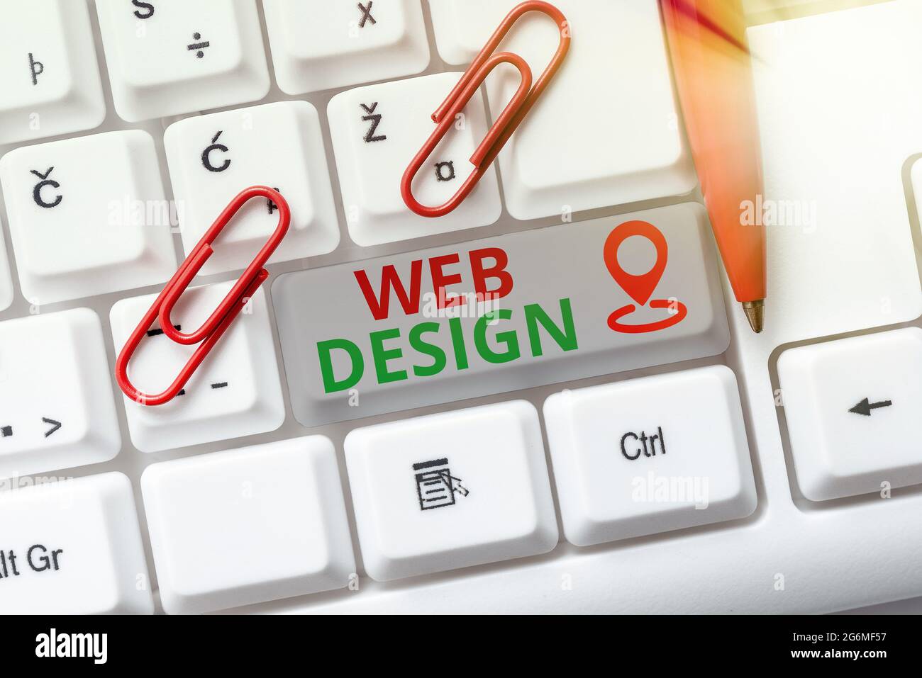 Programmer typing codes mockup computer hi-res stock photography and ...