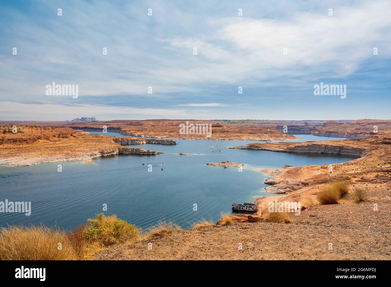 Lake Powell in Glen Canyon National Recreation Area, Arizona Stock ...