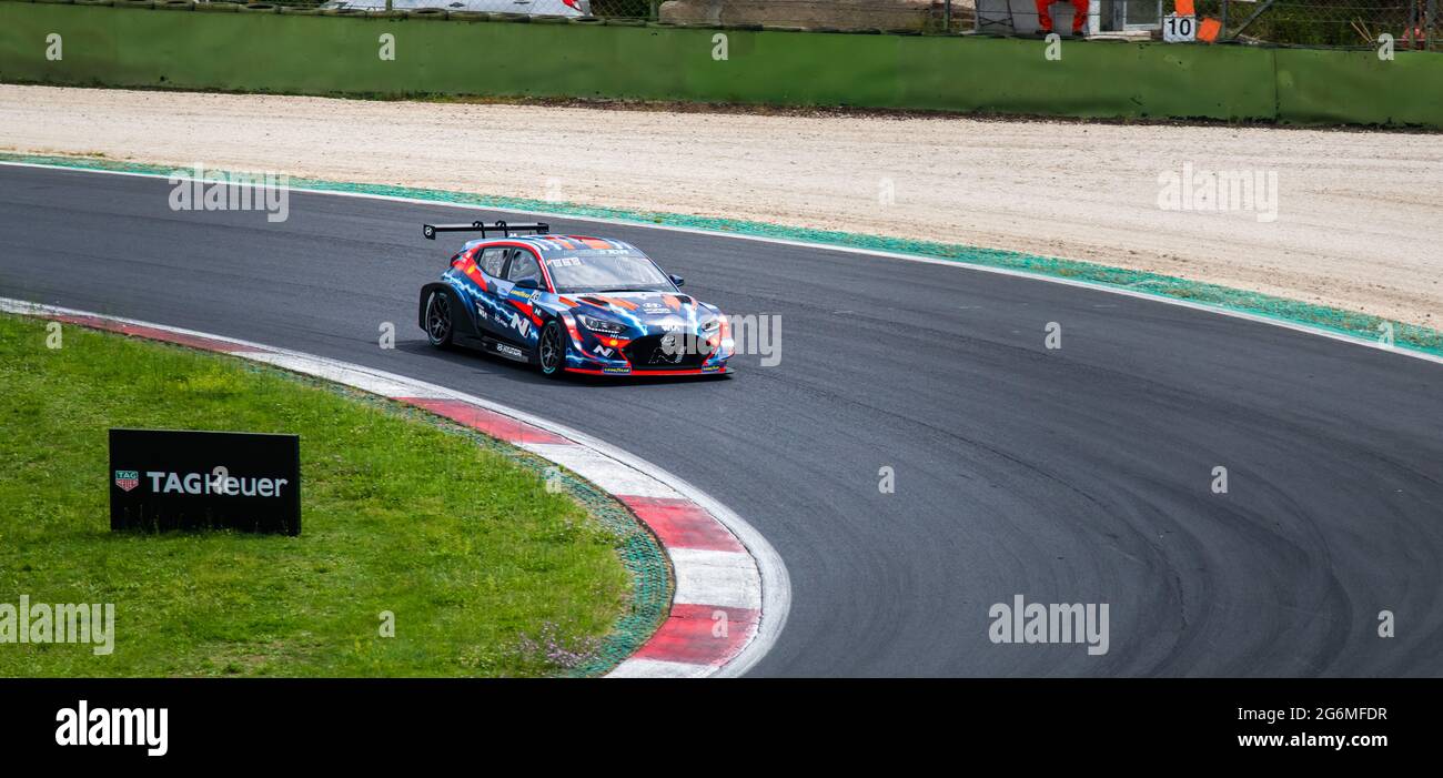 Vallelunga, Italy, June 19 2021, Pure ETCR Championship. Electric ...