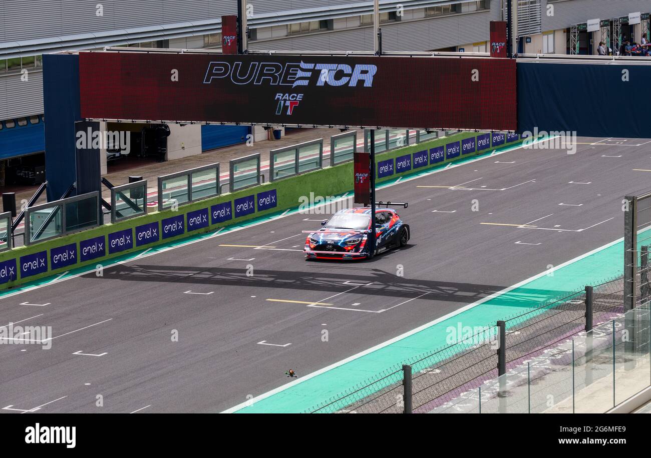Vallelunga, Italy, June 19 2021, Pure ETCR Championship. Opening gate ...
