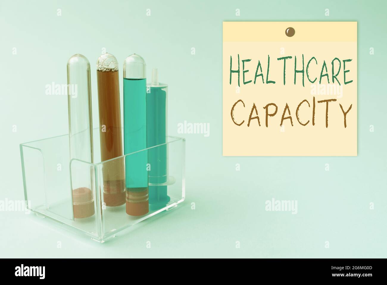 Sign displaying Healthcare Capacity. Word for maximum amount of ...