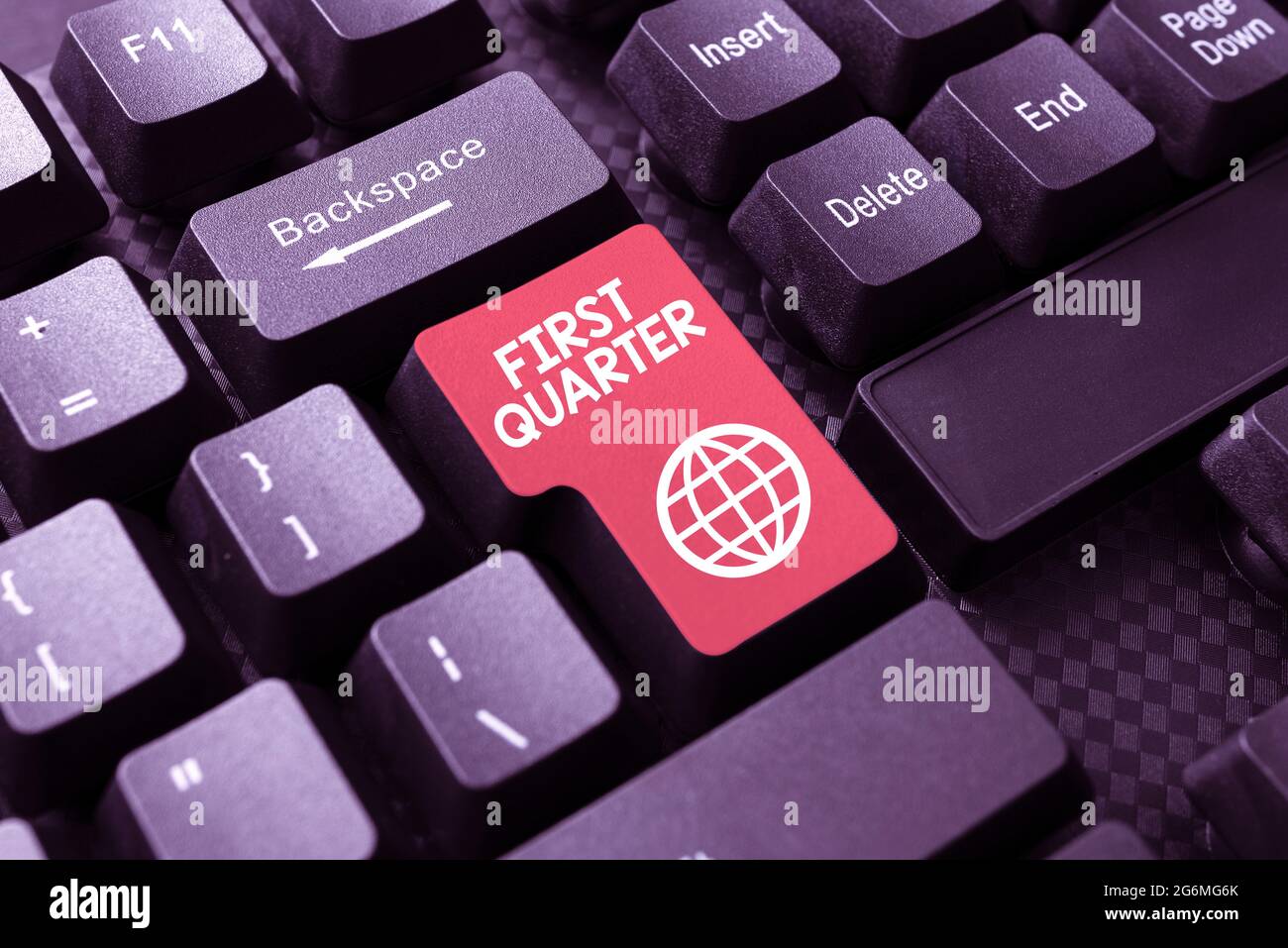 Inspiration showing sign First Quarter. Conceptual photo one of the ...