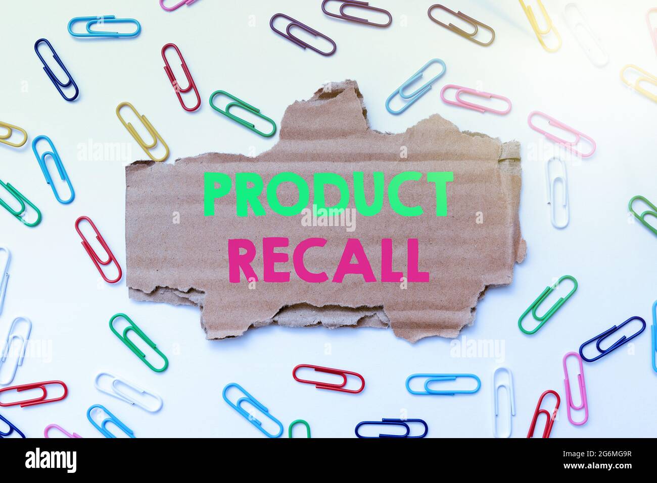 Inspiration showing sign Product Recall. Word Written on request to ...