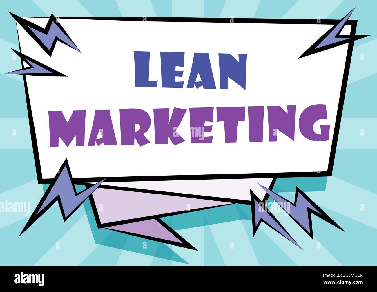Inspiration showing sign Lean Marketing. Business showcase in charge of ...