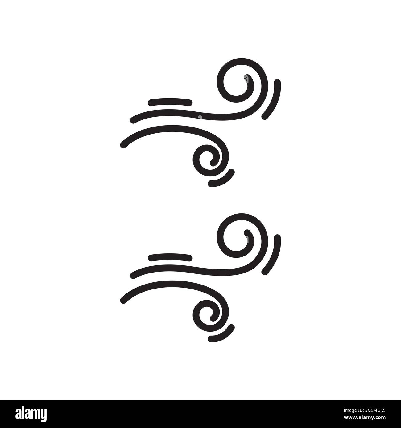 Wind vector icon design illustration template Stock Vector Image & Art ...