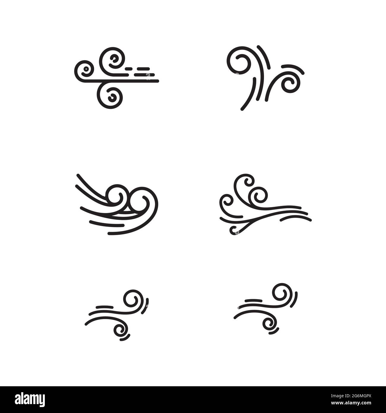 Wind vector icon design illustration template Stock Vector Image & Art ...