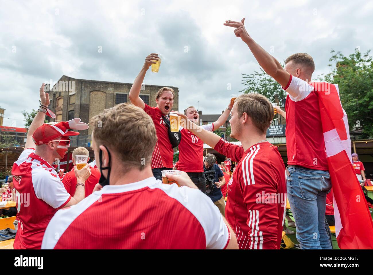 Denmark football shirt hi-res stock photography and images - Alamy