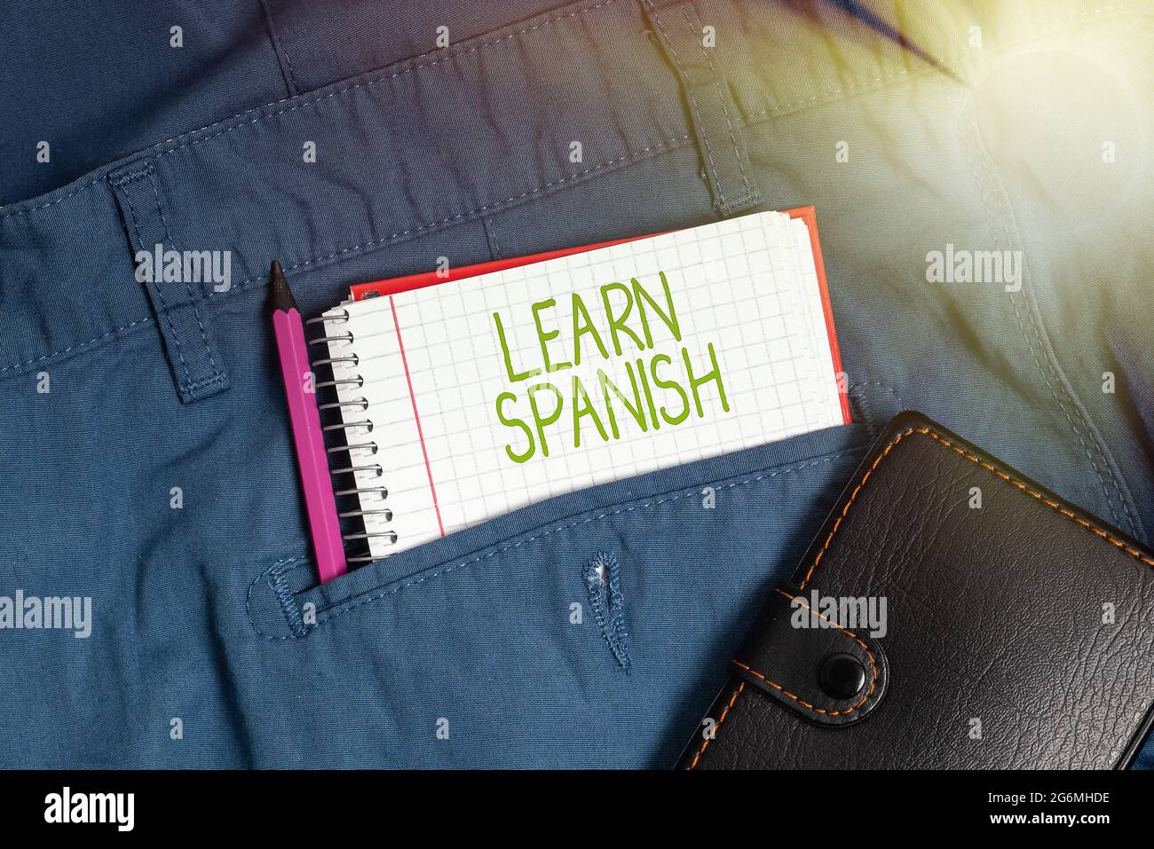 Inspiration showing sign Learn Spanish. Conceptual photo to train ...