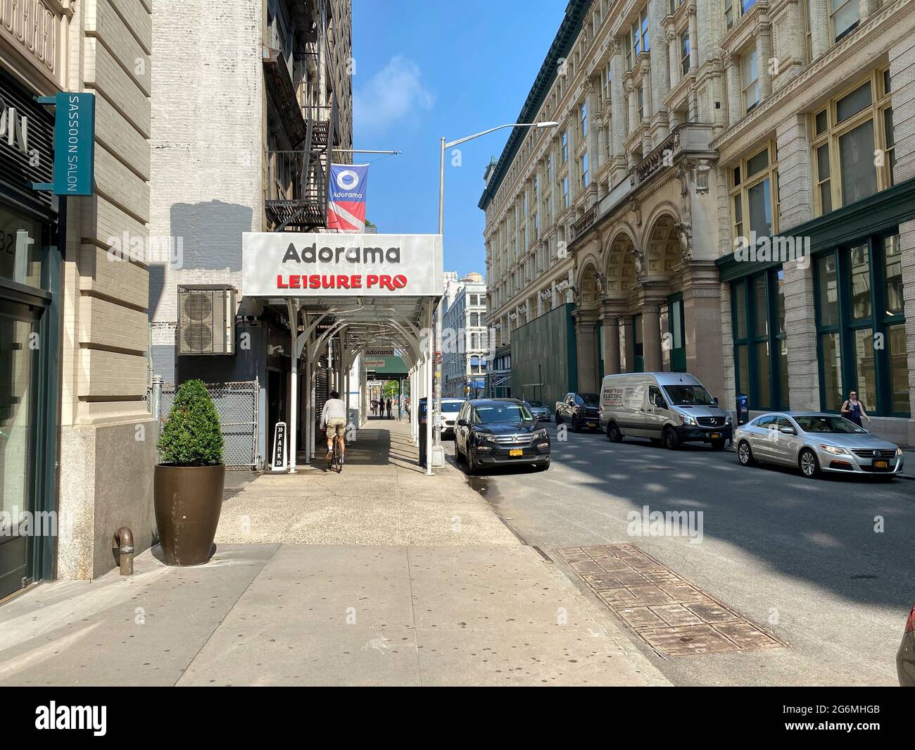 New York, NY, USA - July 6, 2021: Well known Adorama photo store ...