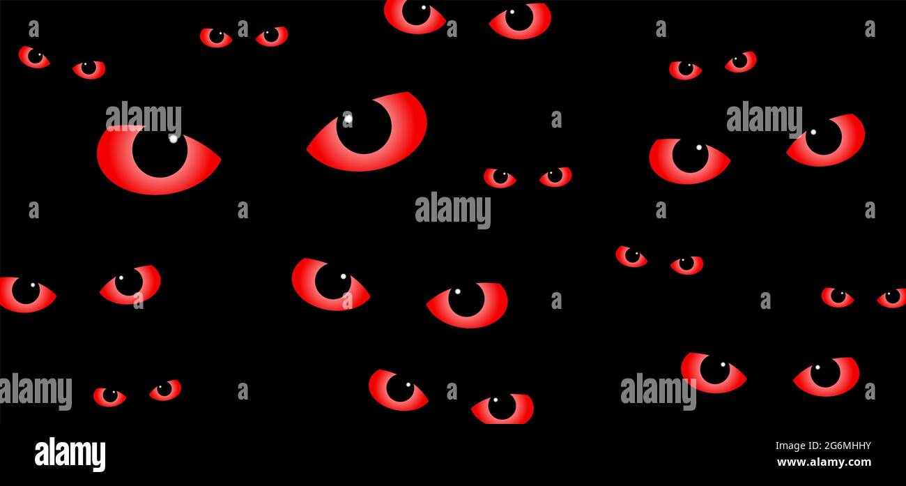 Scary Red Eyes