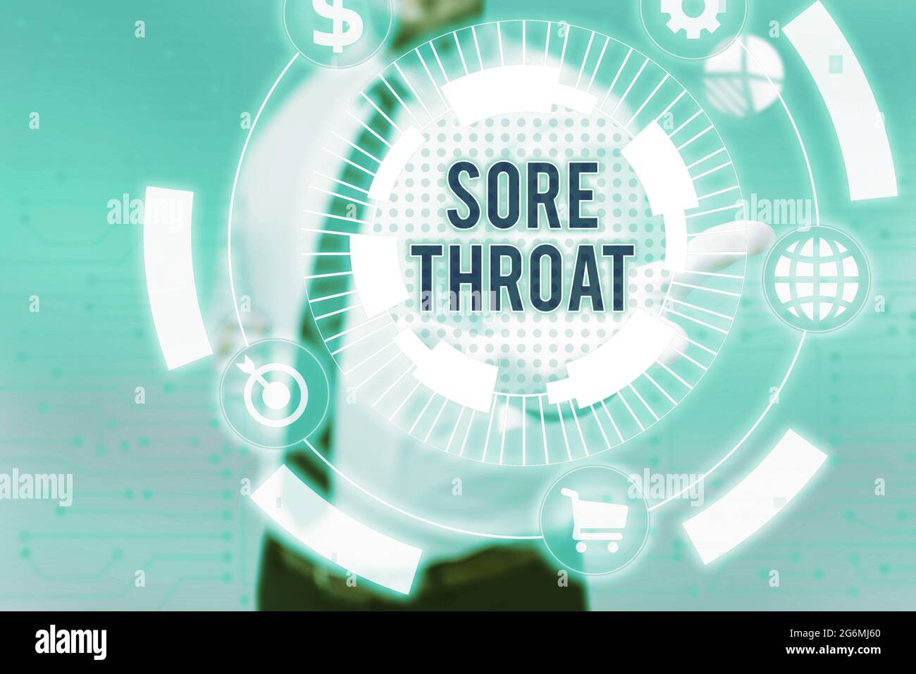 Handwriting text Sore Throat. Business concept Inflammation ot the ...