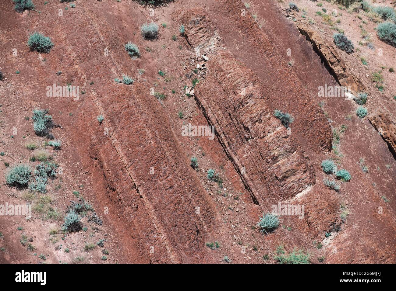 Valley of Mars landscapes in the Altai Mountains, Kyzyl Chin, Siberia ...