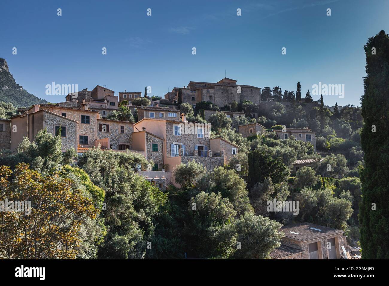 The city of Deia Stock Photo - Alamy