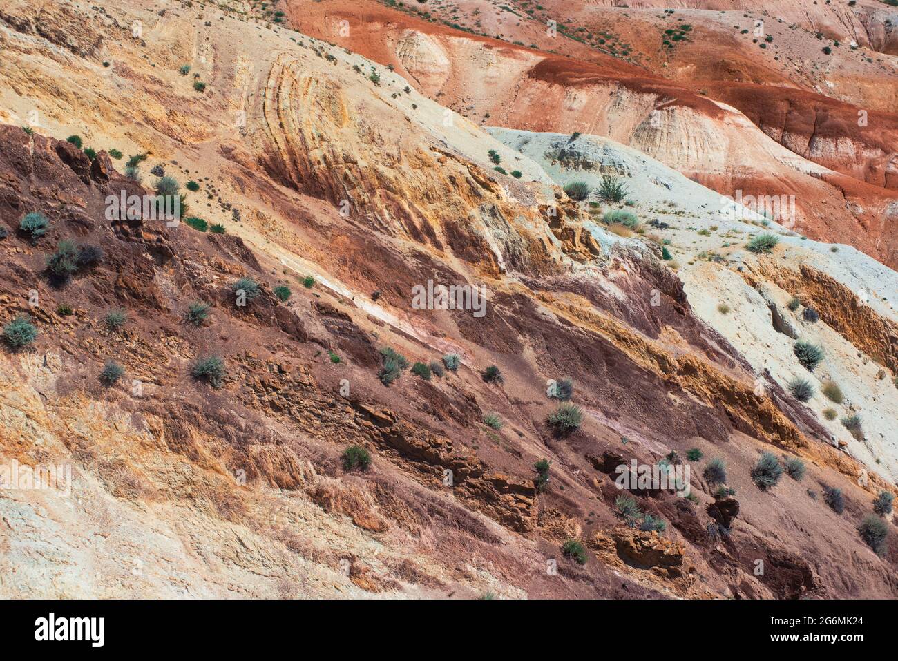 Valley of Mars landscapes in the Altai Mountains, Kyzyl Chin, Siberia ...