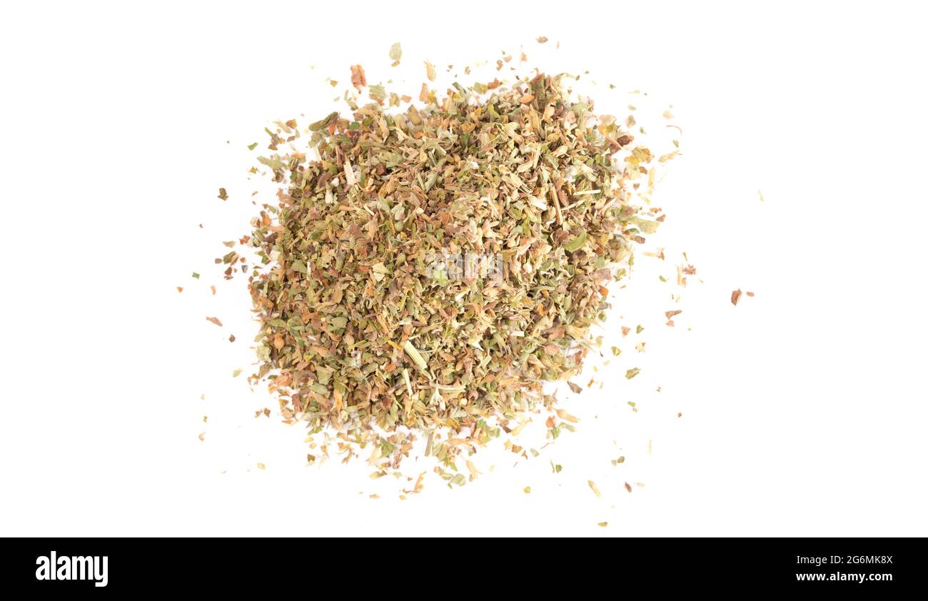 A Pile of Catnip on a White Background Stock Photo - Alamy