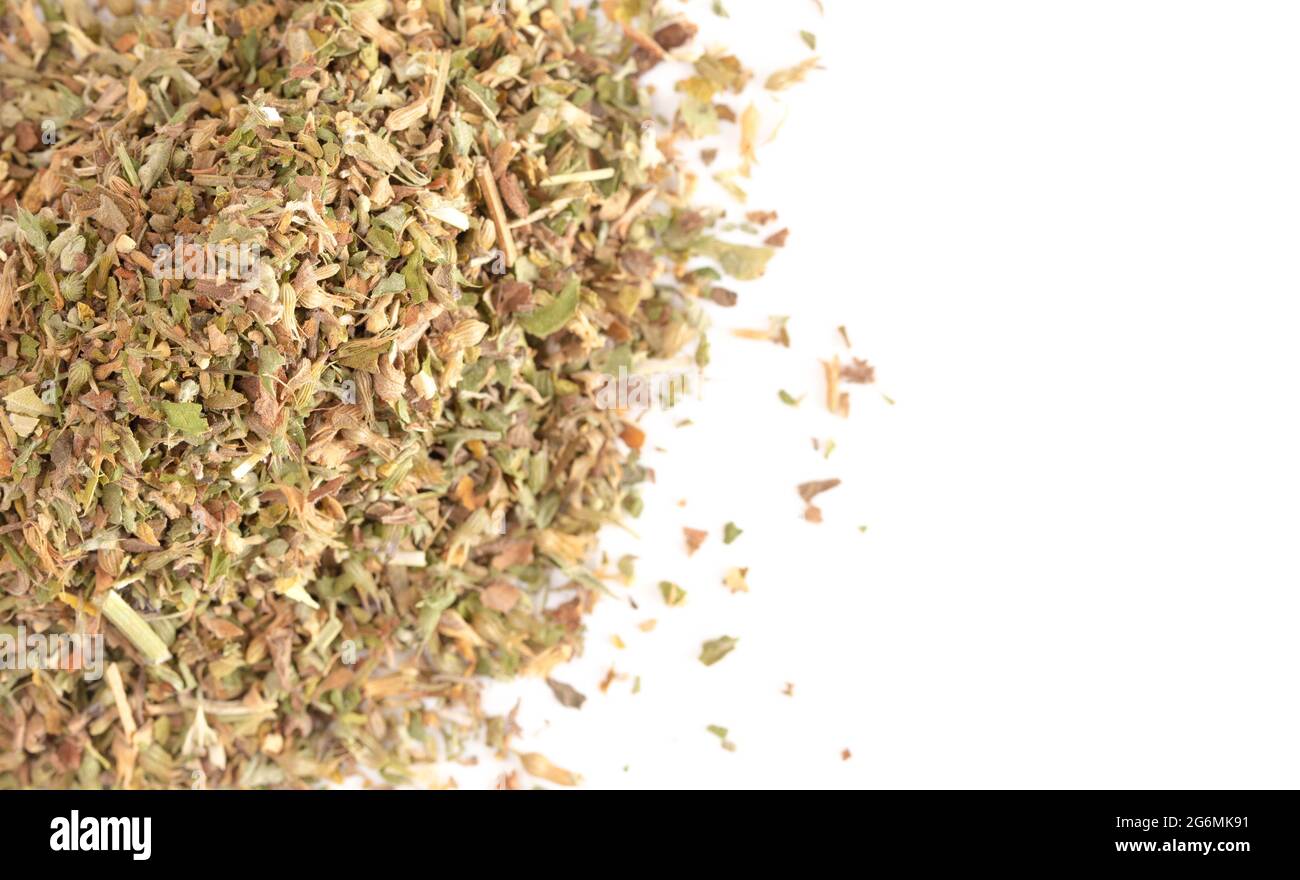 A Pile of Catnip on a White Background Stock Photo - Alamy