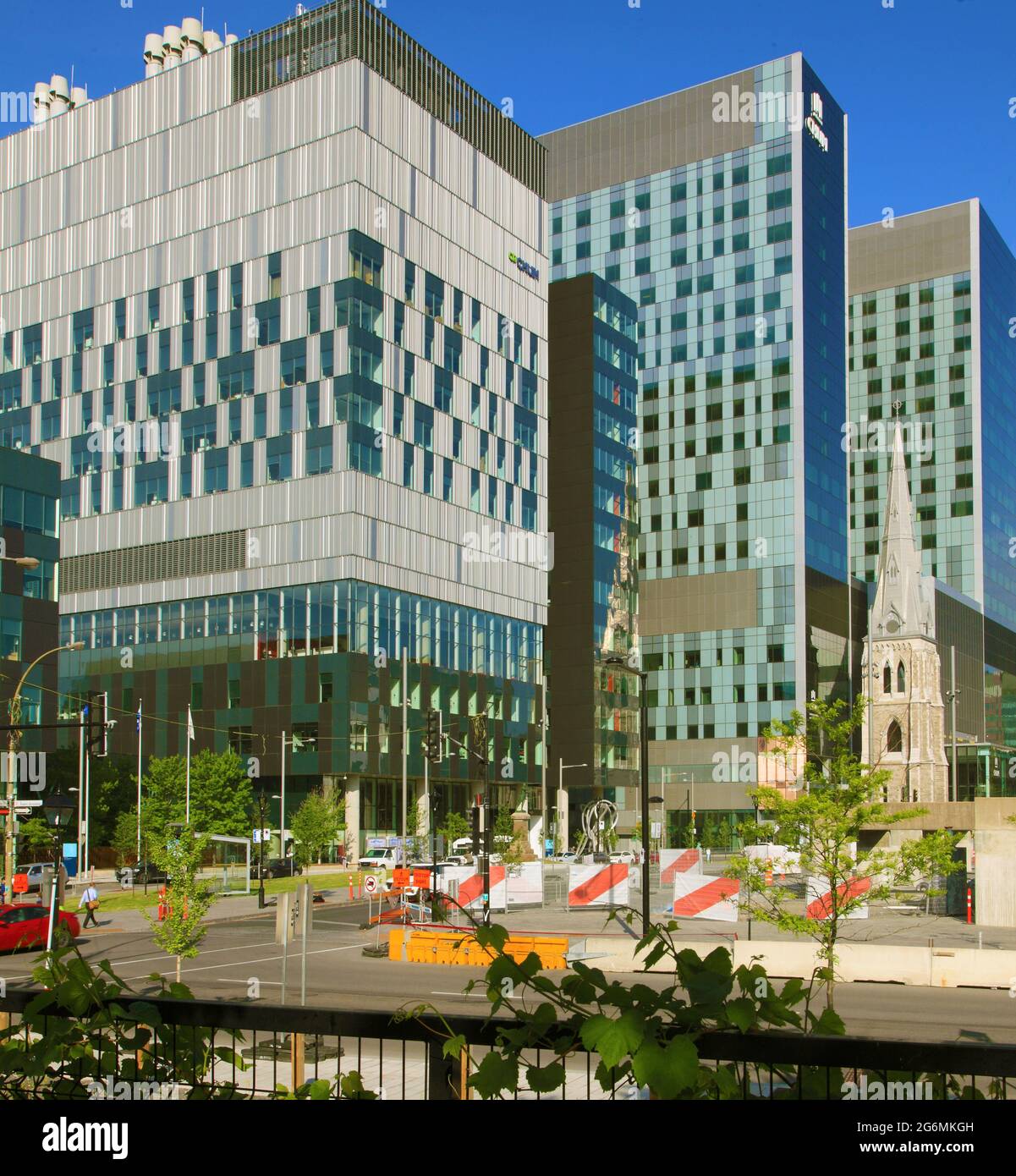 Canada, Quebec, Montreal, CHUM Hospital Stock Photo - Alamy