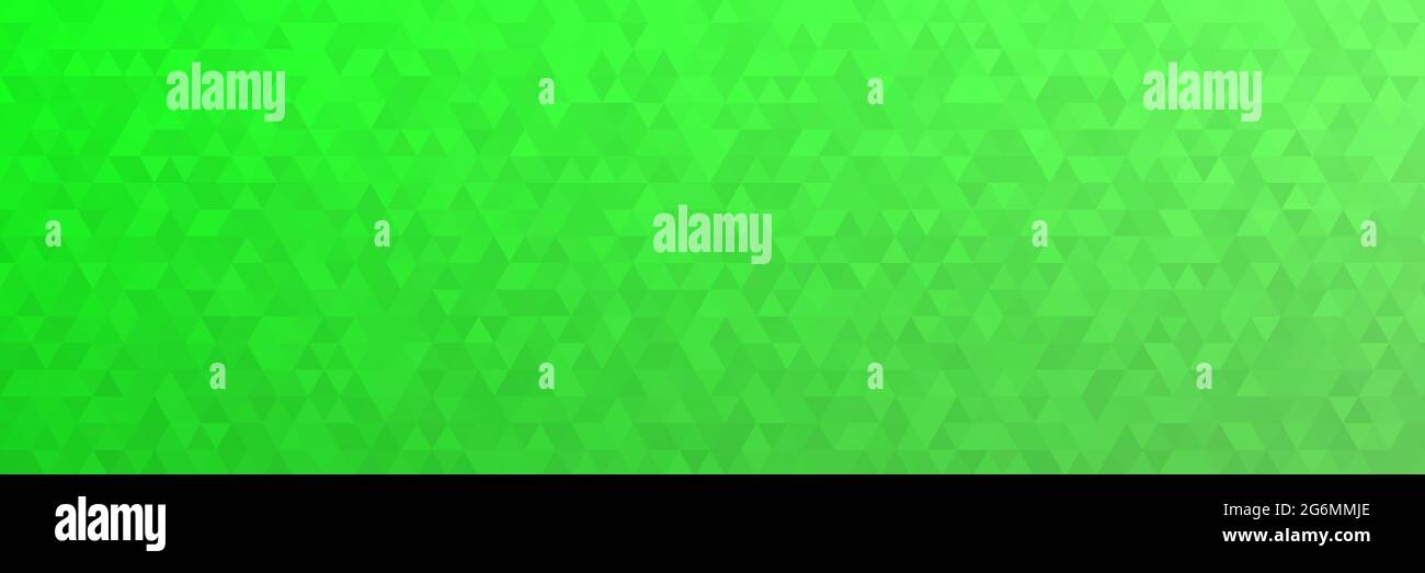 Abstract green low poly background as a pattern and panorama header ...
