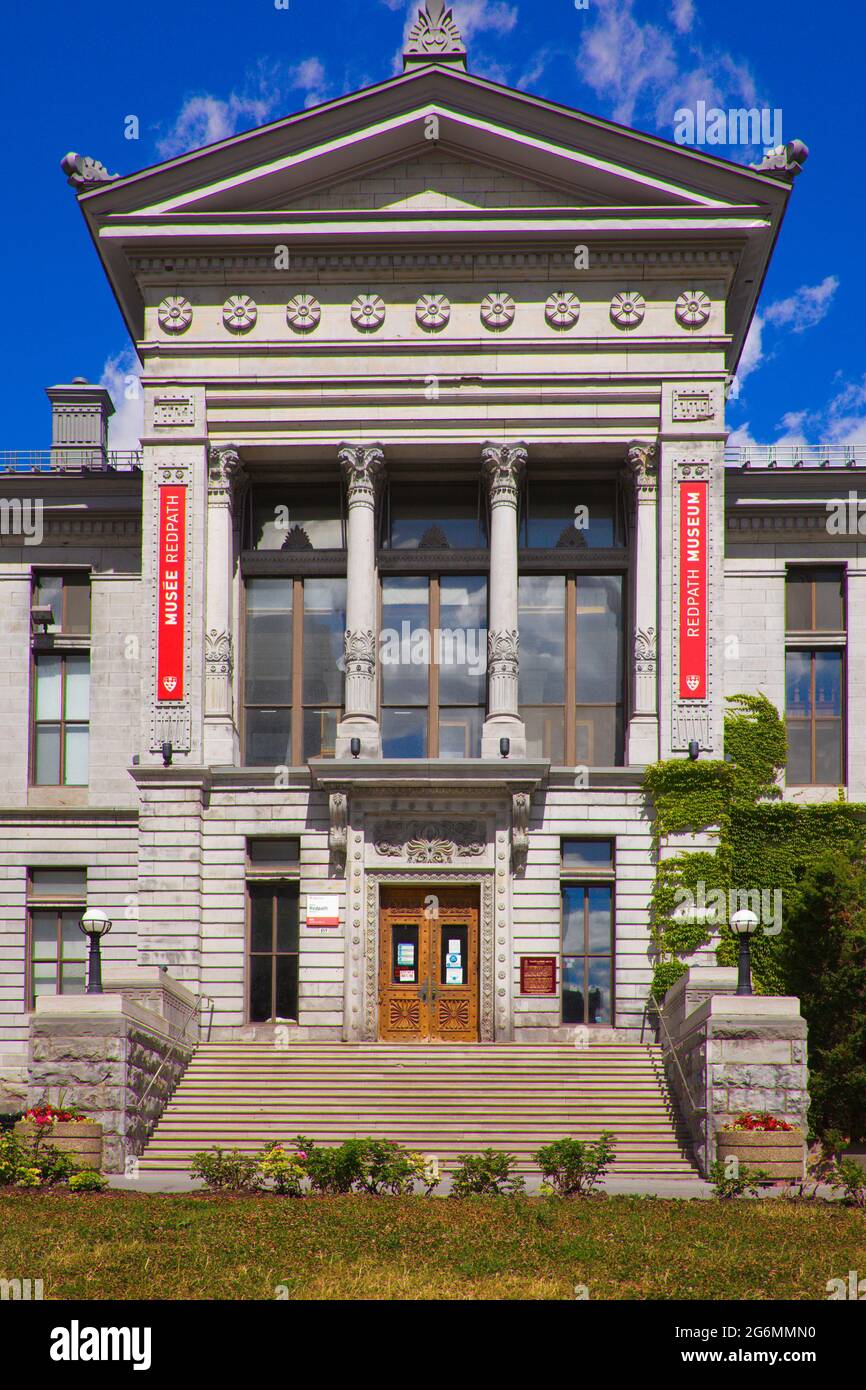 Canada, Quebec, Montreal, McGill University, Redpath Museum Stock Photo ...