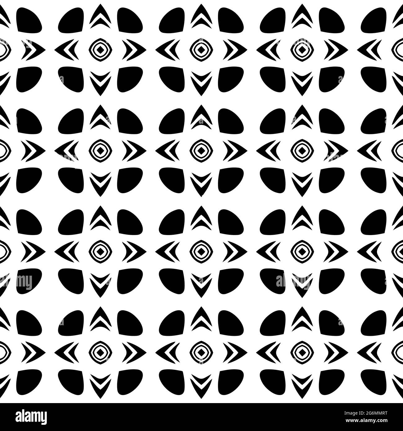 seamless geometric pattern with repeating elements.retained white ...