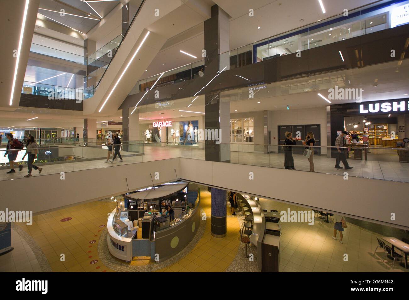 Canada, Quebec, Montreal, Centre Eaton, shopping mall Stock Photo - Alamy
