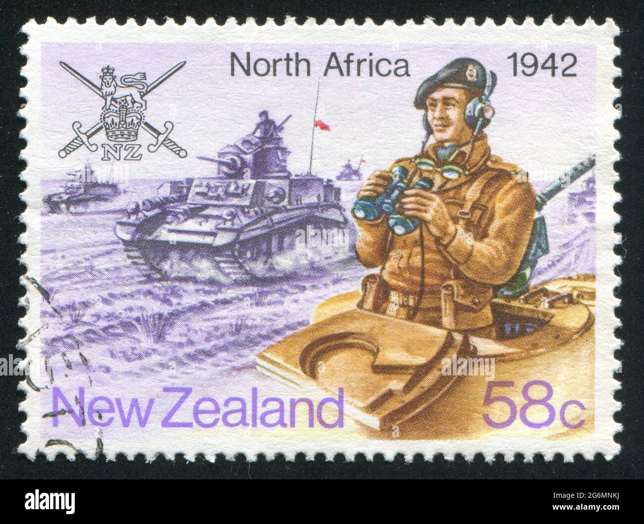 NEW ZEALAND - CIRCA 1984: stamp printed by New Zealand, shows North ...