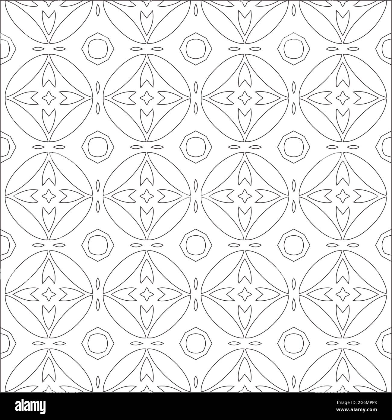 Repeating geometric tiles with stripe elements.Black and white pattern ...