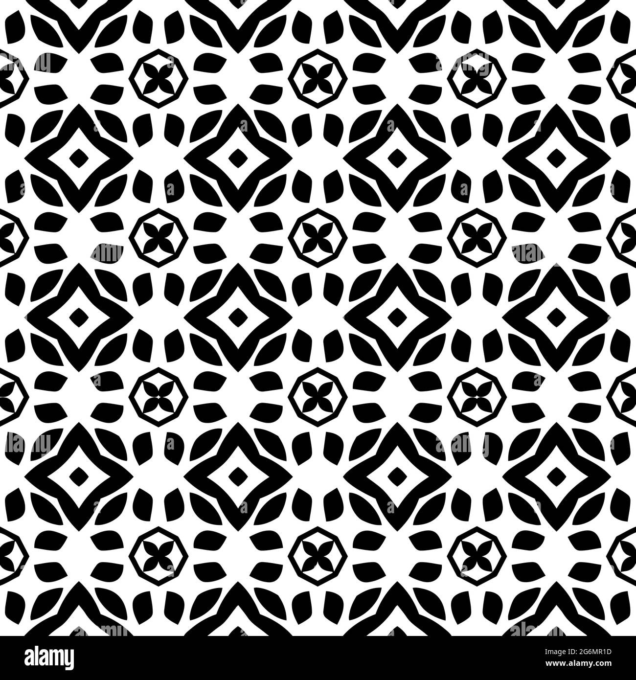 floral seamless pattern background.Geometric ornament for wallpapers ...