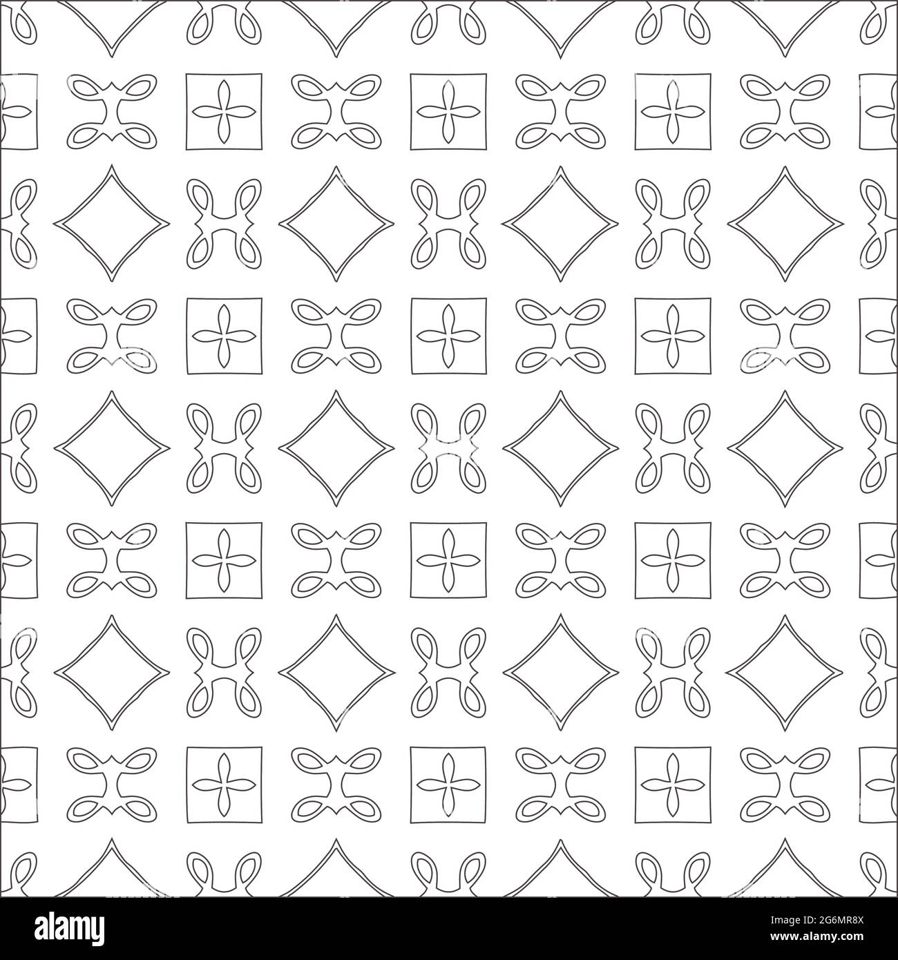 Repeating geometric tiles with stripe elements. retained white elements ...