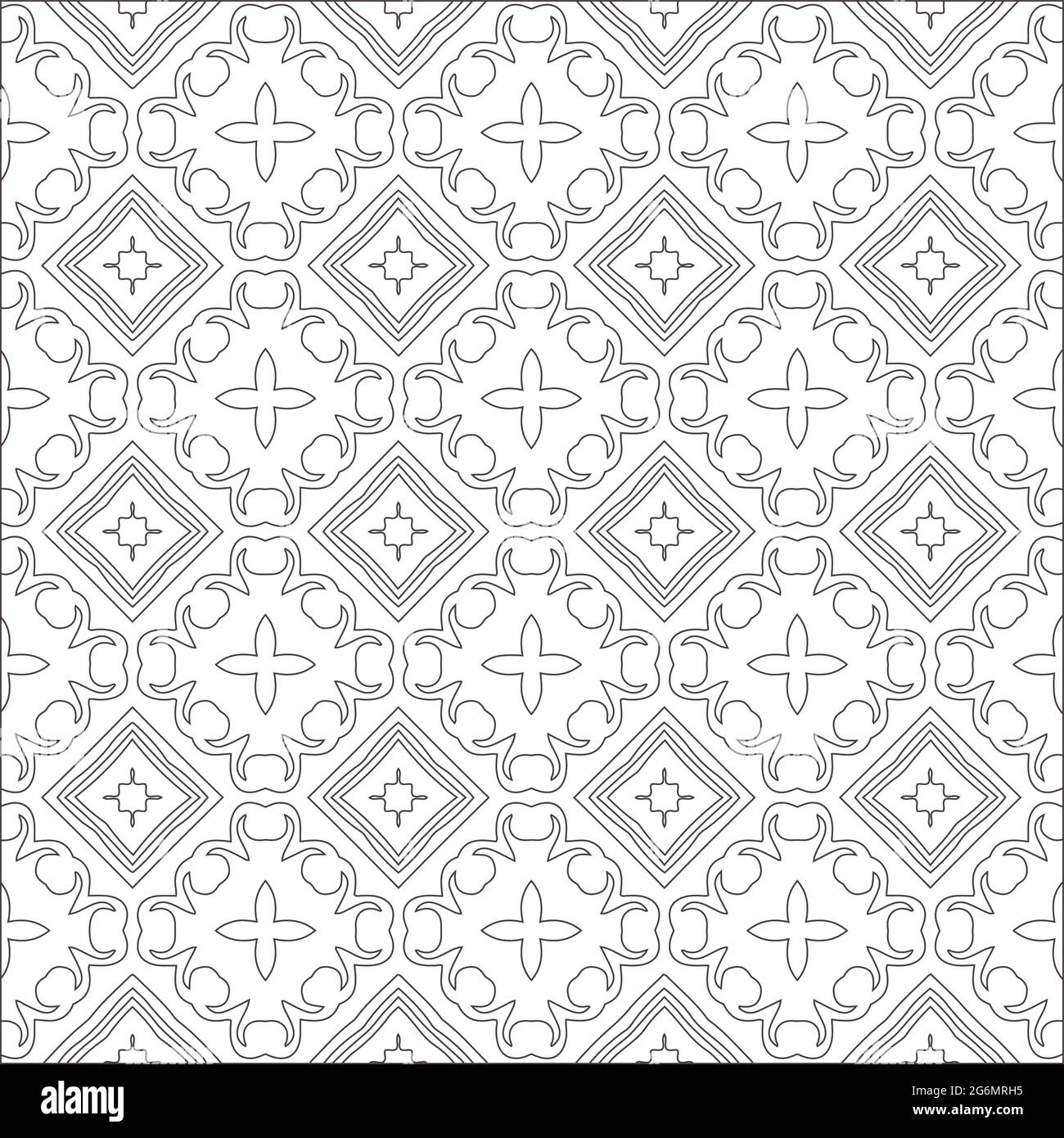 Repeating geometric tiles with stripe elements. retained white elements ...
