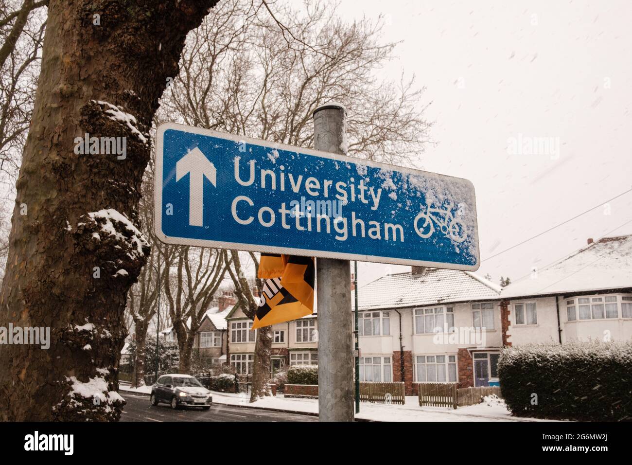 University of Hull during winter Stock Photo - Alamy