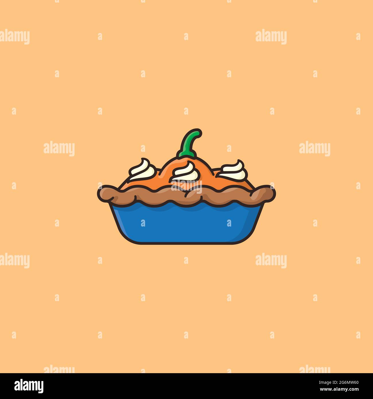 Whipped Cream Pie Clipart