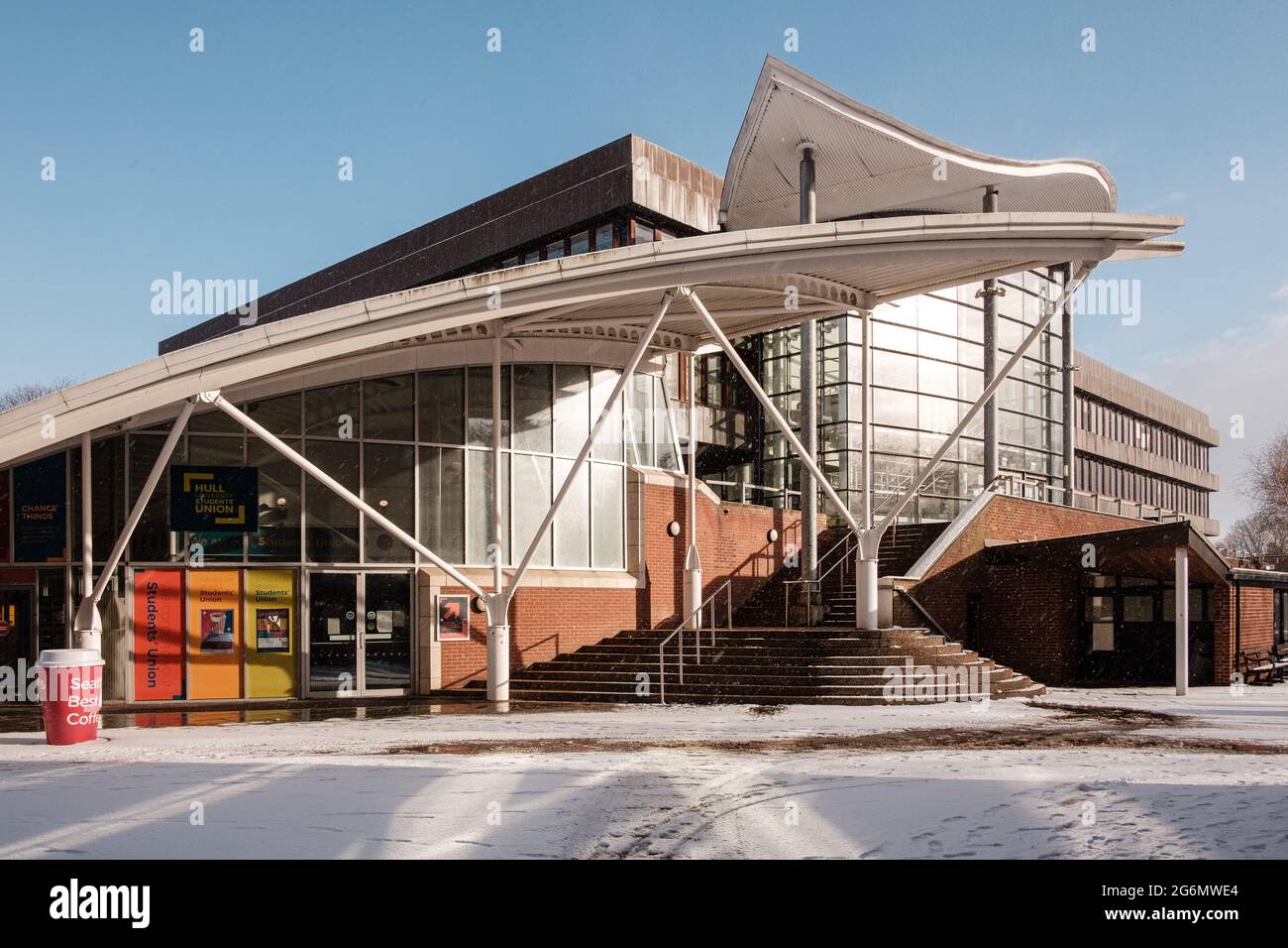 University of Hull during winter Stock Photo - Alamy