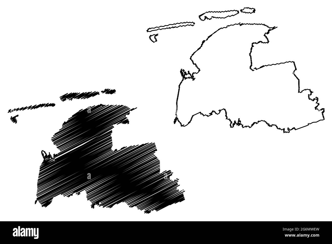 Aurich district (Federal Republic of Germany, rural district, State of ...