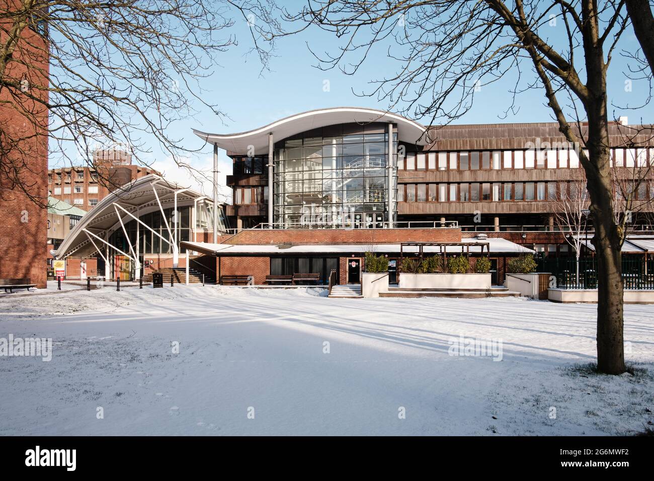 University of Hull during winter Stock Photo - Alamy