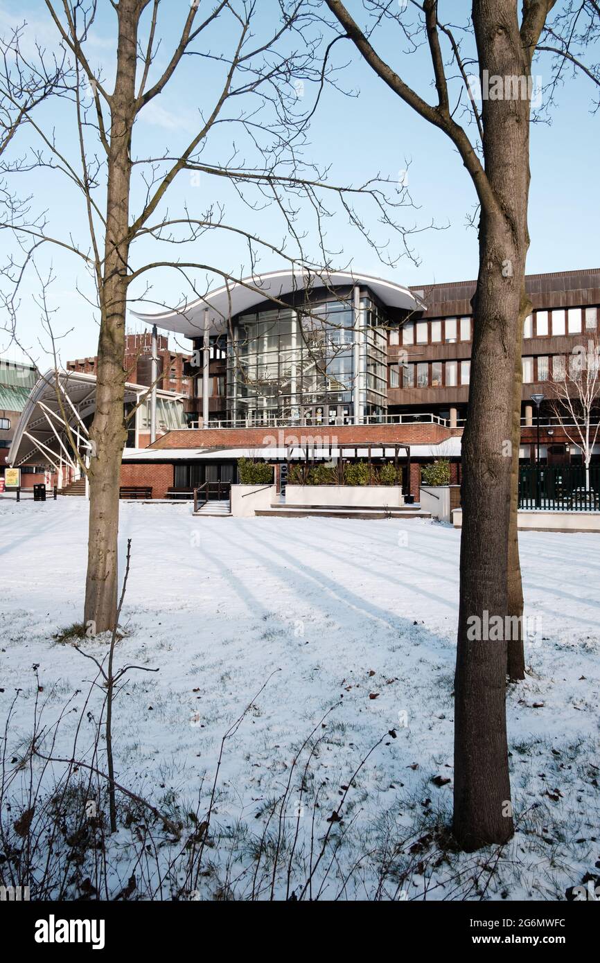 University of Hull during winter Stock Photo - Alamy