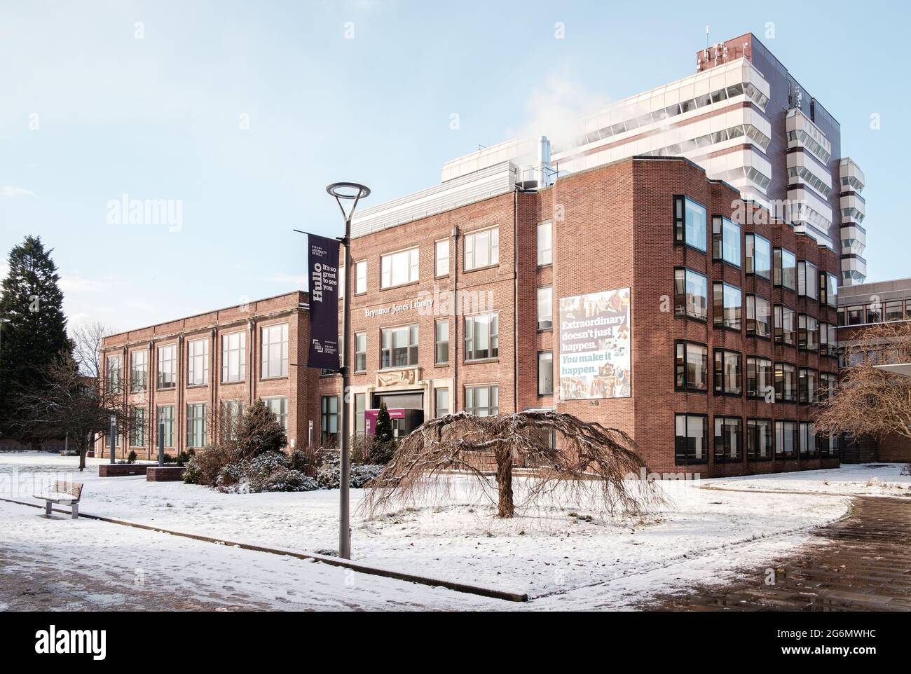 University of Hull during winter Stock Photo - Alamy