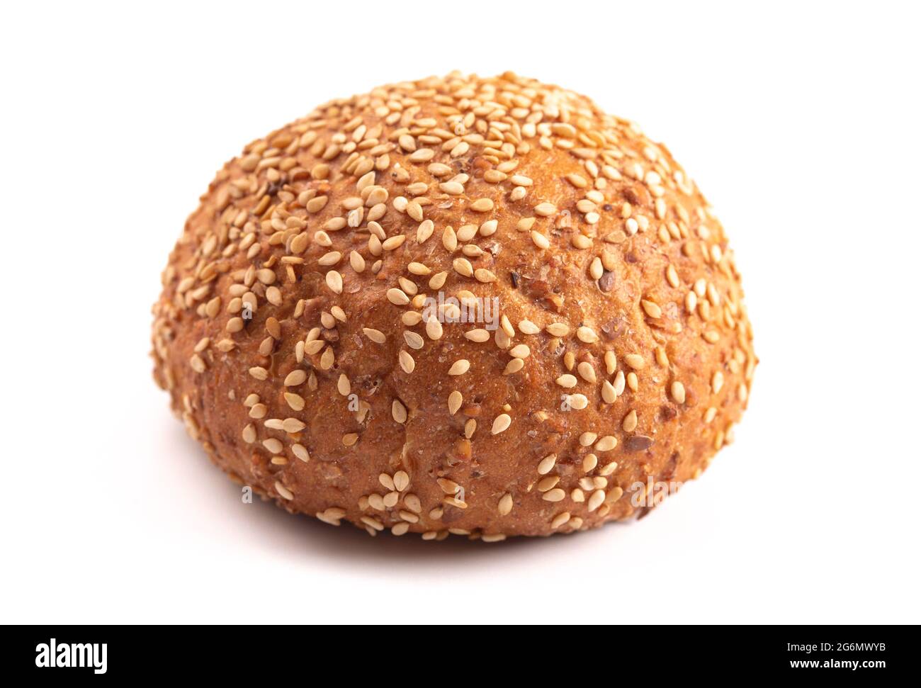 Sesame Seed Rolls Isolated on a White Background Stock Photo - Alamy