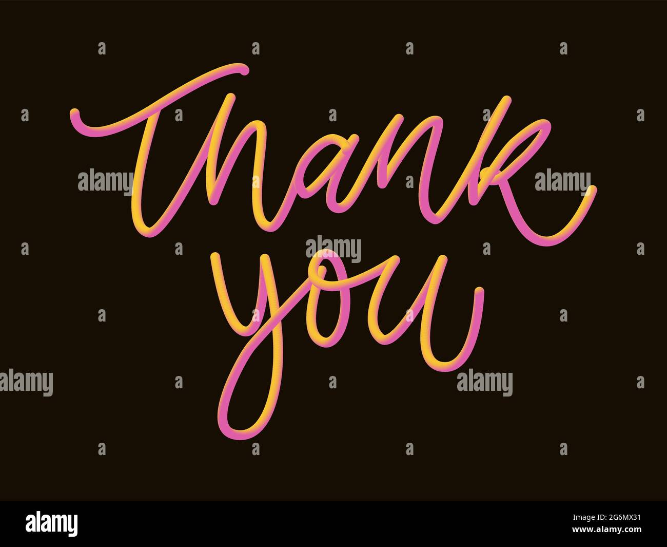 thank you Slogan print for textile t-shirt vector Stock Vector Image ...