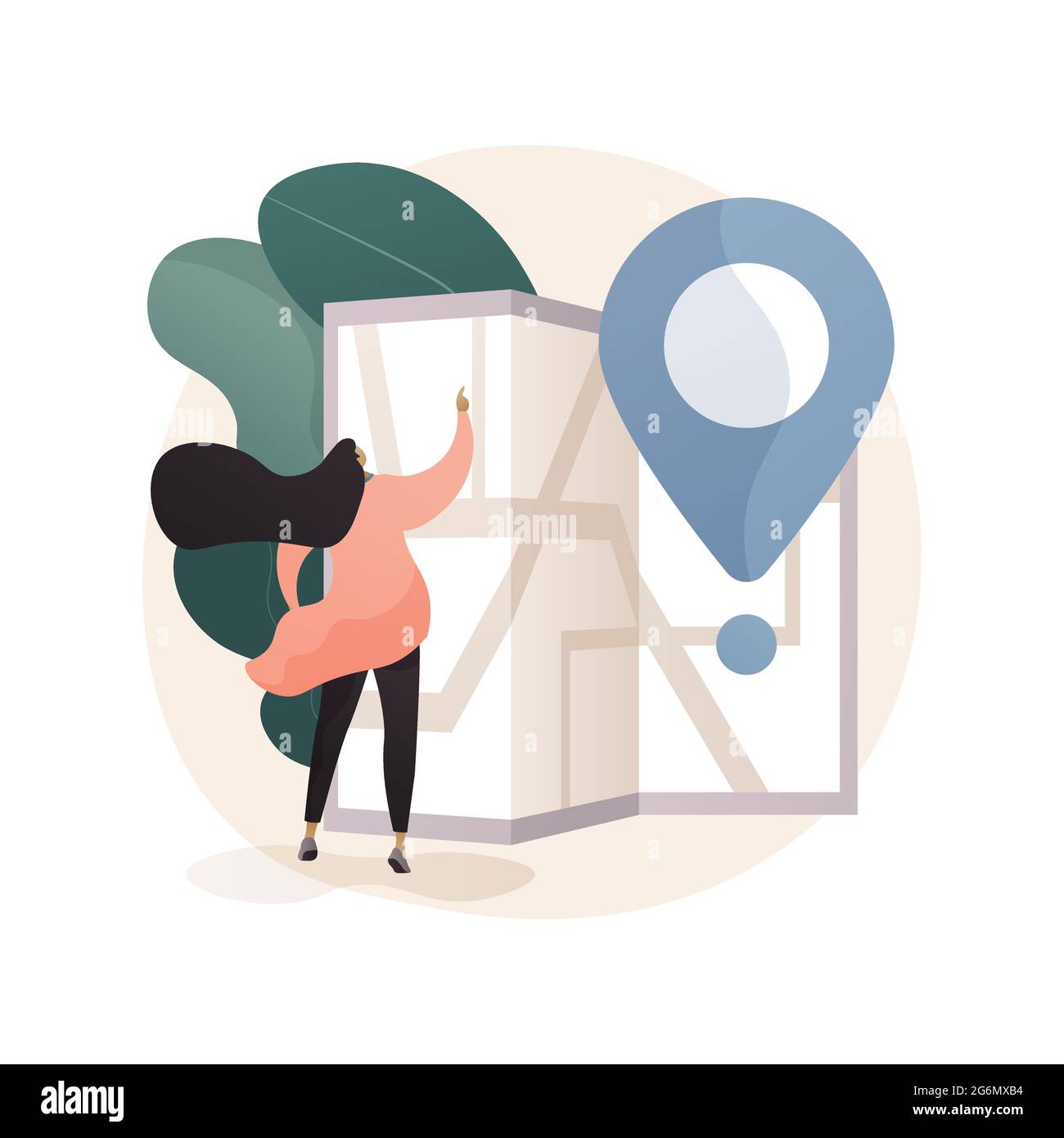 Maps Abstract Concept Vector Illustration Stock Vector Image And Art Alamy 
