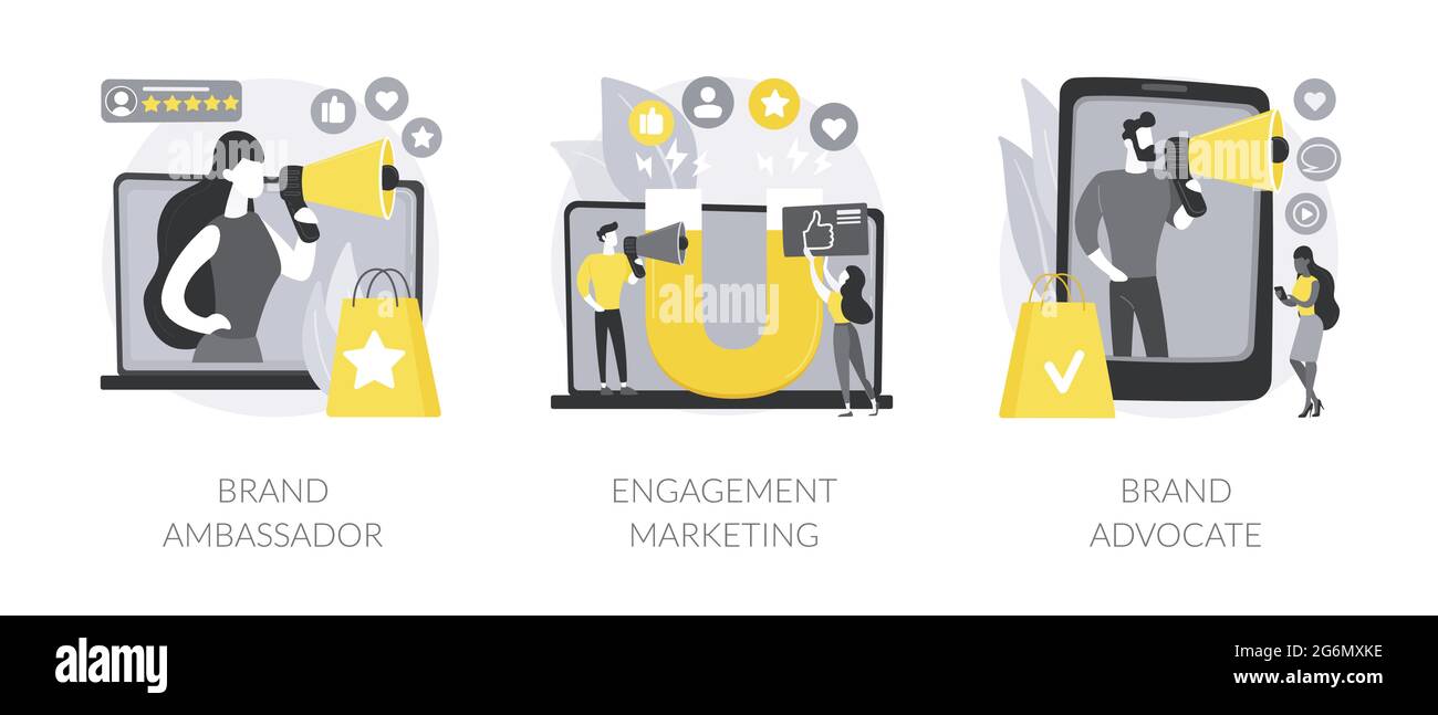 Interactive content marketing Stock Vector Images - Alamy