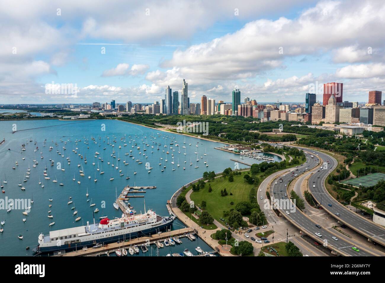 The Downtown Bay Stock Photo - Alamy