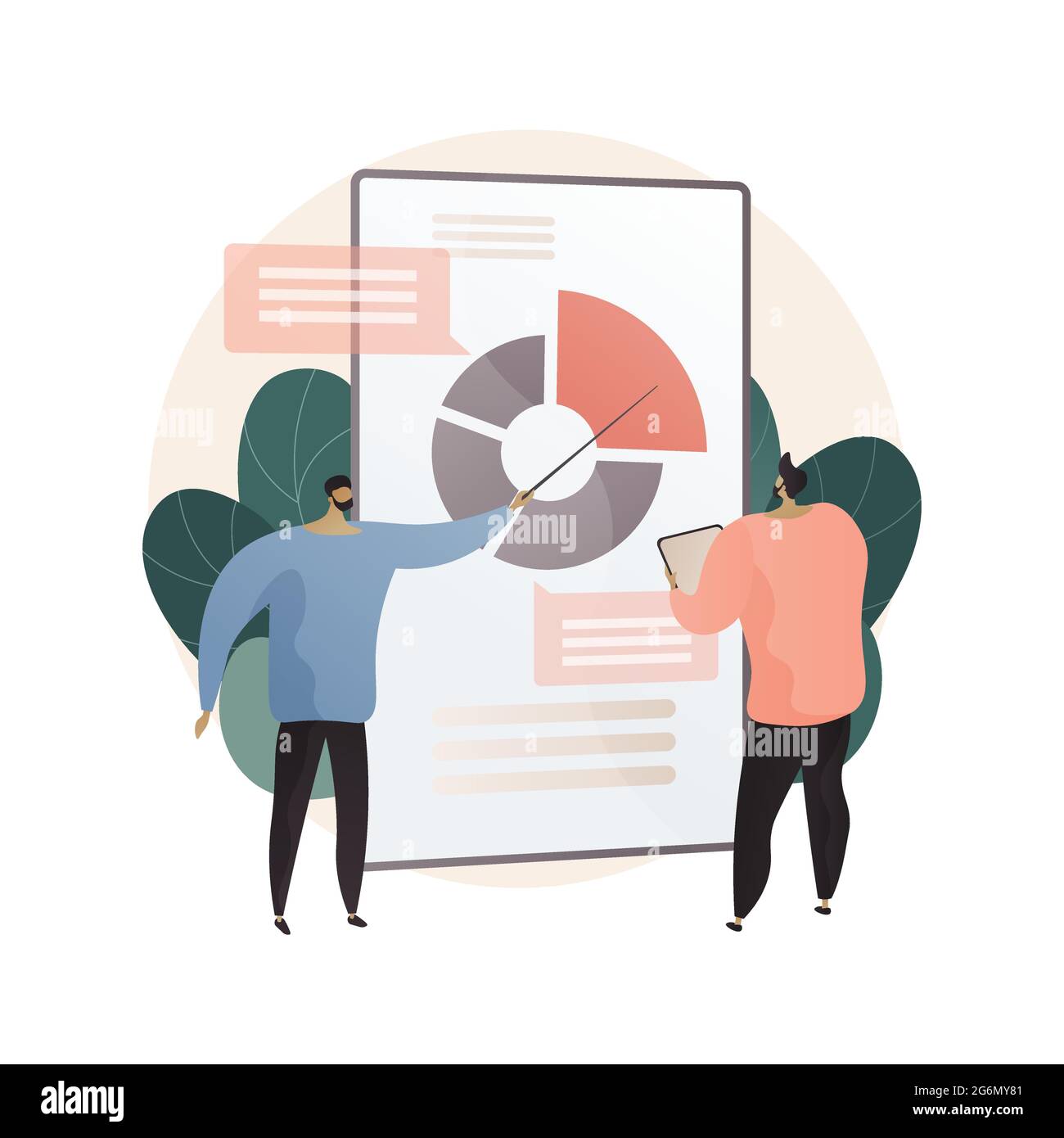 Business coaching abstract concept vector illustration Stock Vector ...