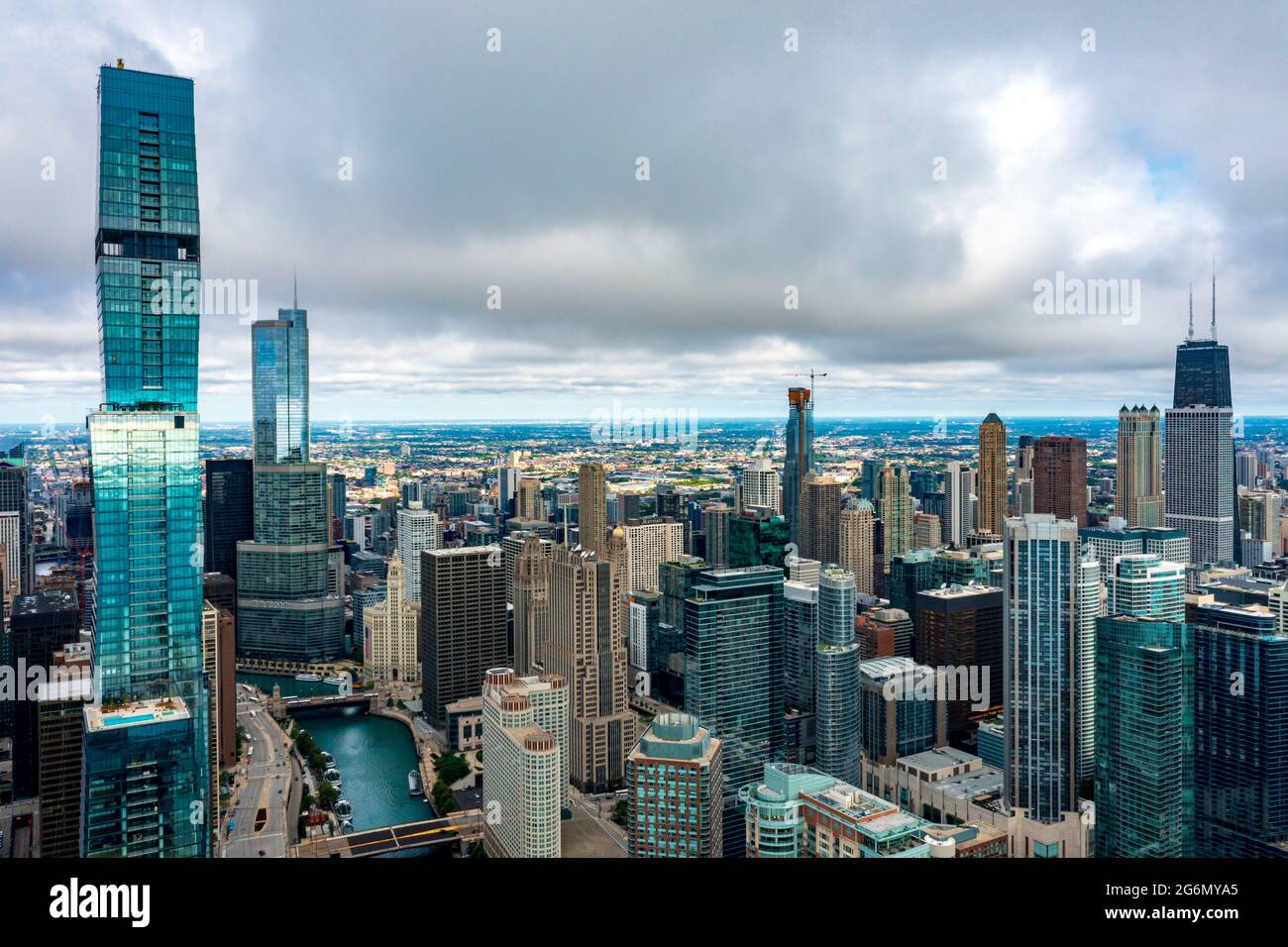 Views of the downtown towers Stock Photo - Alamy