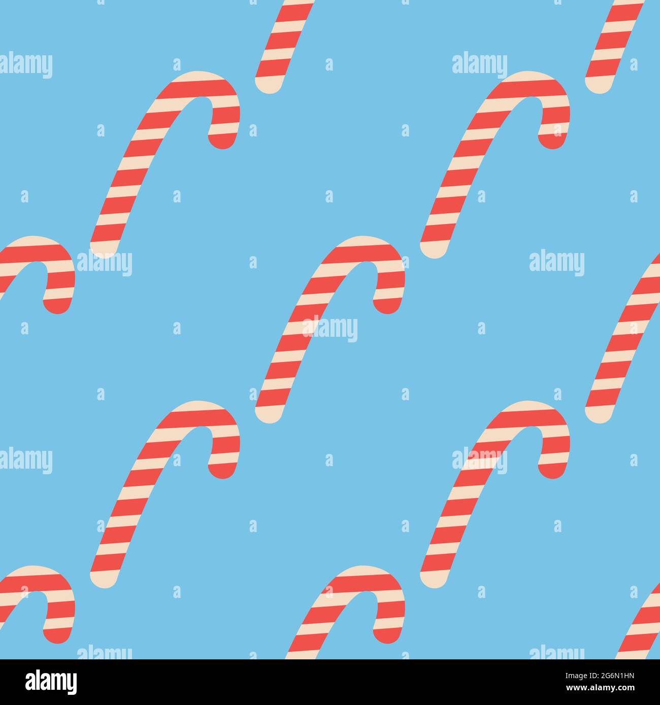 Christmas candy cane stripes seamless pattern in red and white. Popular ...
