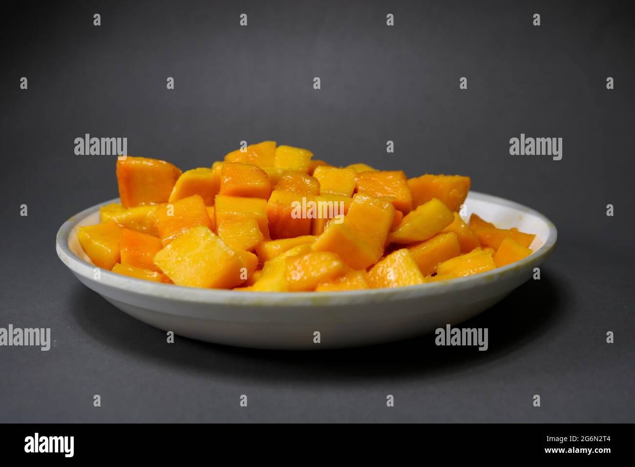 Mango fruits cubes in hi-res stock photography and images - Alamy