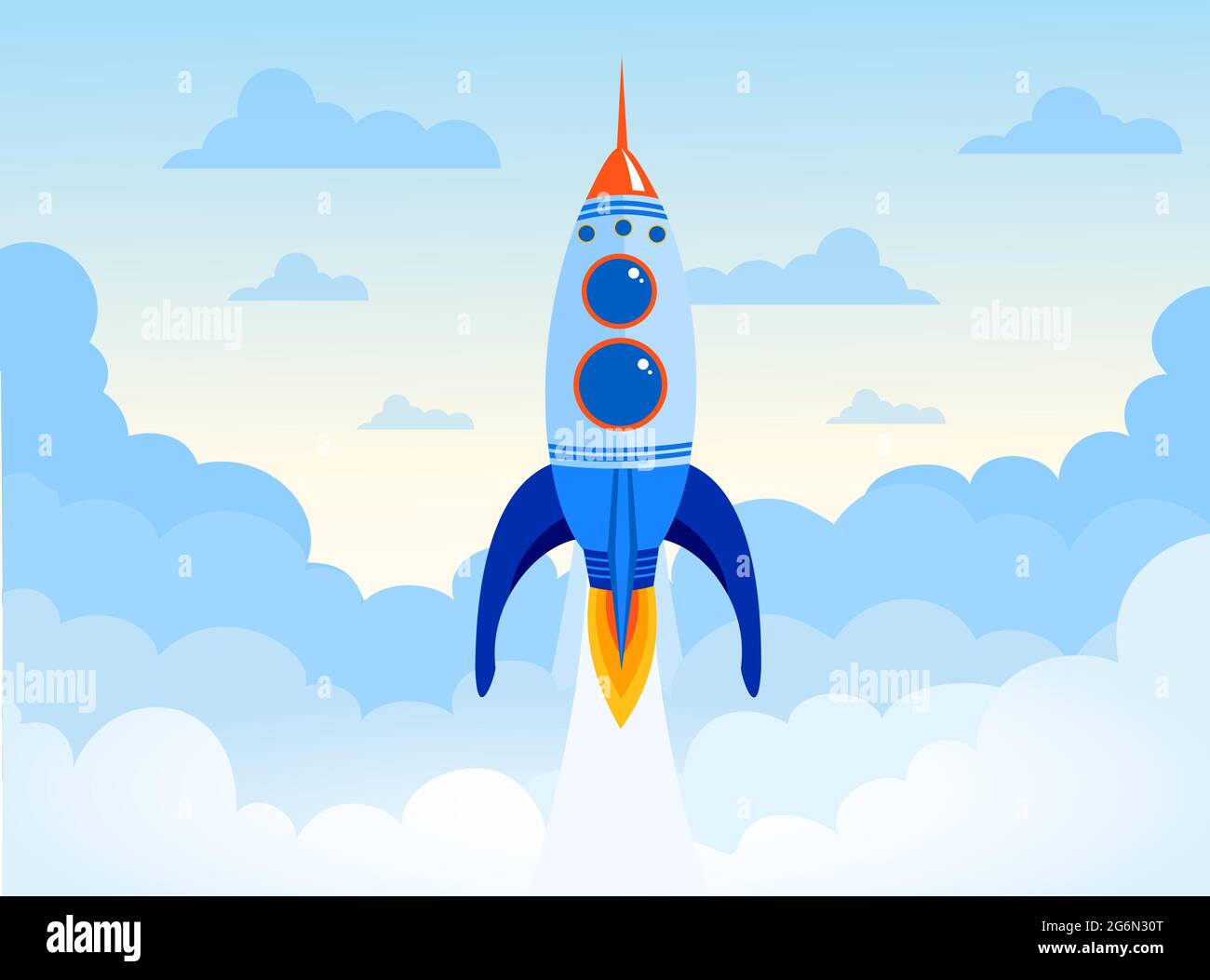 Up in sky modern Stock Vector Images - Alamy