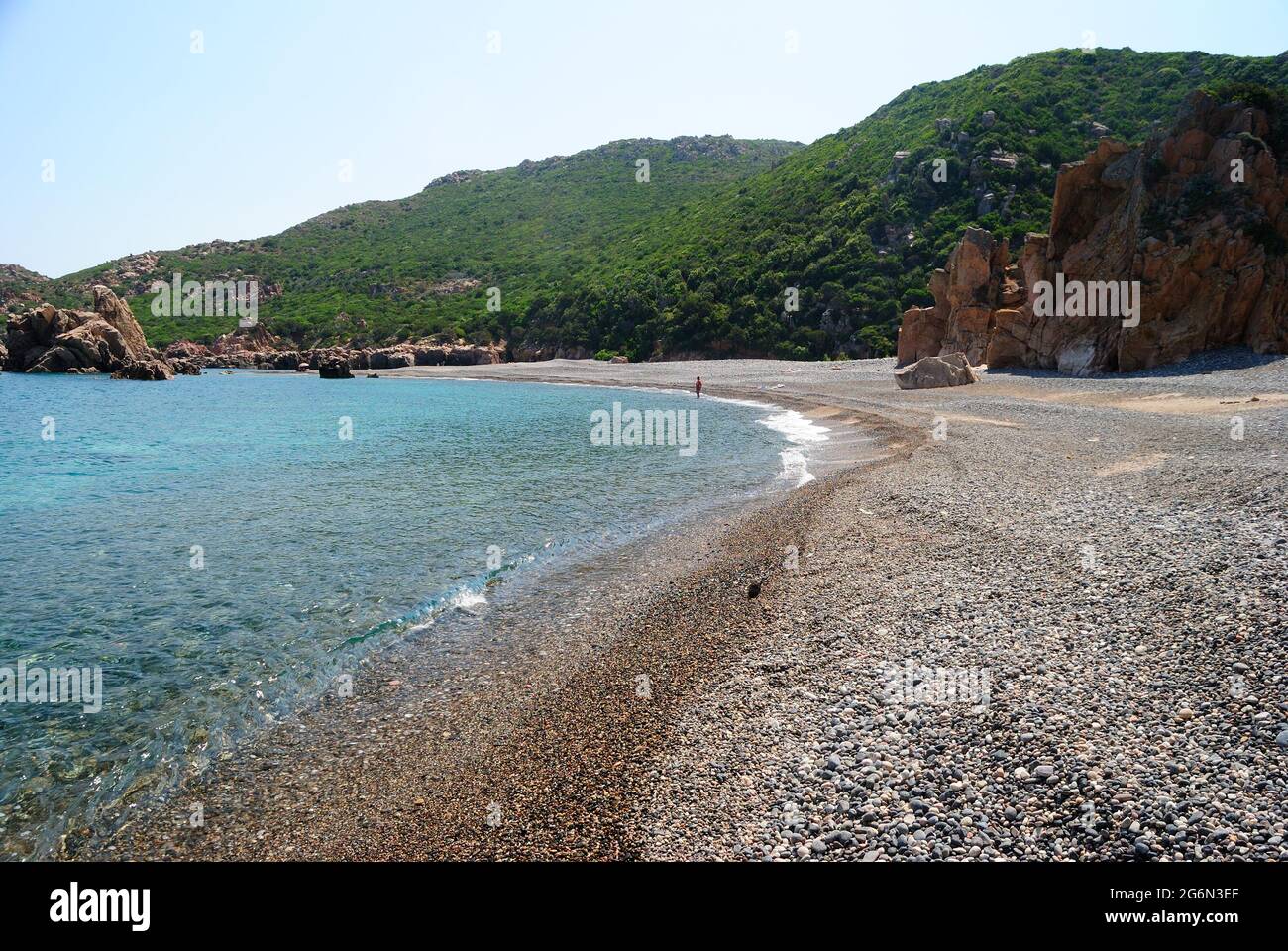 View of Cala Tinnari beach Stock Photo - Alamy