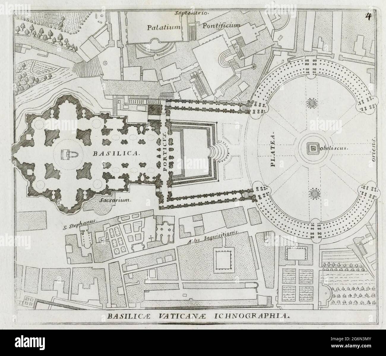 Plan of st. peter's hi-res stock photography and images - Alamy