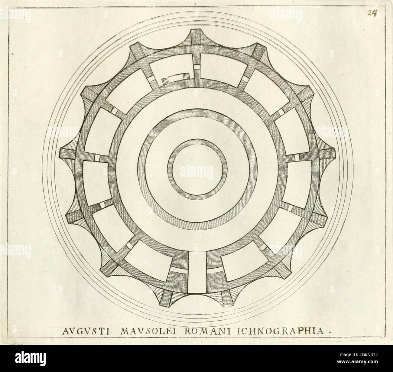 Mausoleum augustus plan hi-res stock photography and images - Alamy